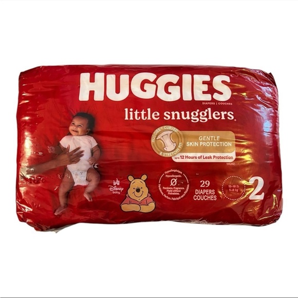 Huggies | Other | Huggies Little Snugglers Disney Pooh Bear Diapers Sz ...